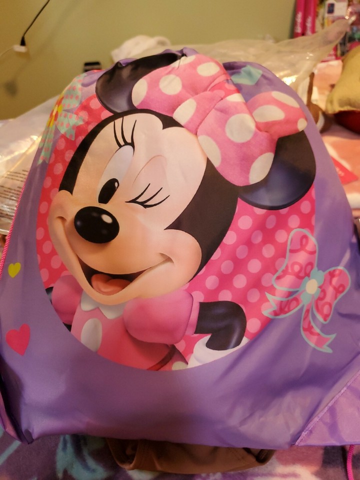 Disney Minnie Mouse Slumber Set/Nap Mat with BONUS Sling Bag Girls ...