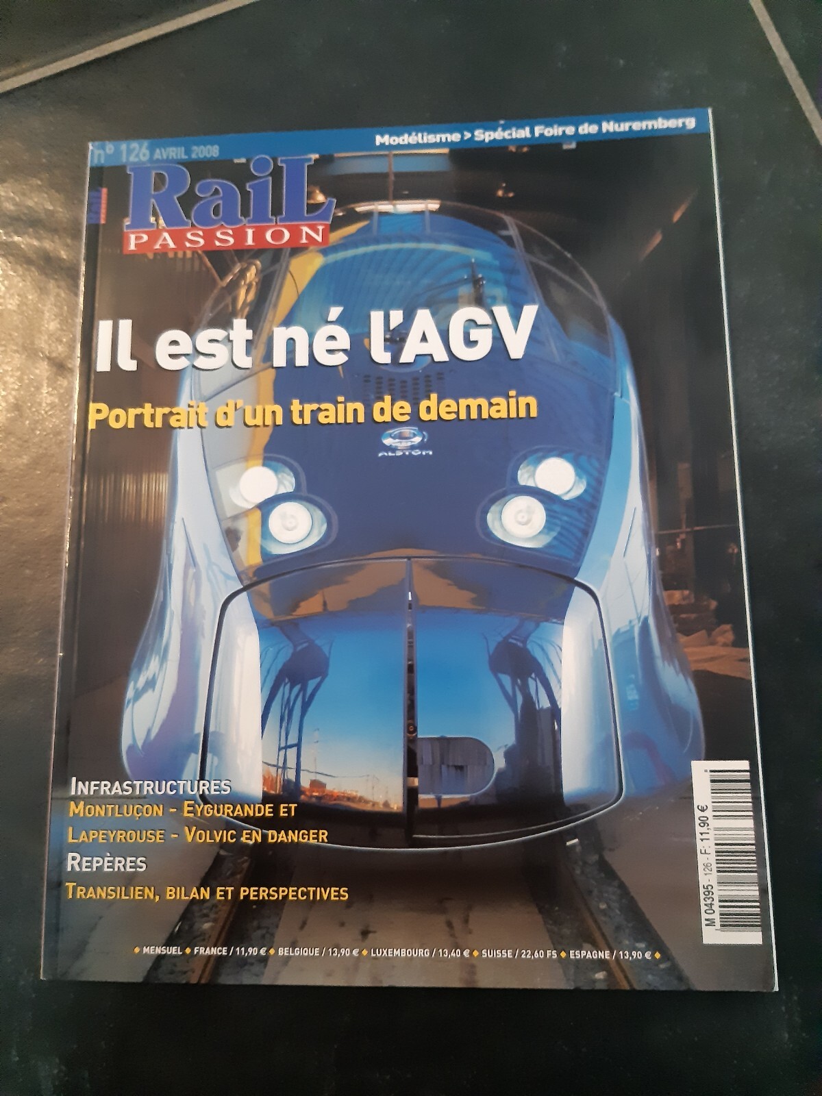 SNCF Revue RAIL PASSION 126 : AGV / Montlucon - Eygurande | eBay