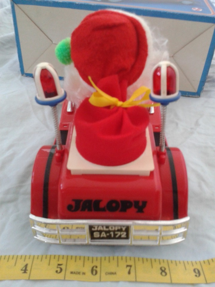 Vintage 1984 Santa Jalopy Bump N Go Action Cartoon Car.Not tested. | eBay
