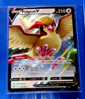 Pidgeot V HP210 2022 Collectible Pokemon Trading Card No. 037/196 | eBay