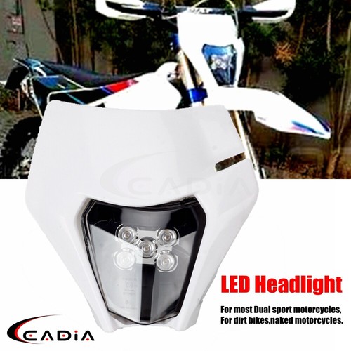 Universal LED Headlight For KTM EXC XCF Husqvarna FE FC TE TX FX 125 ...