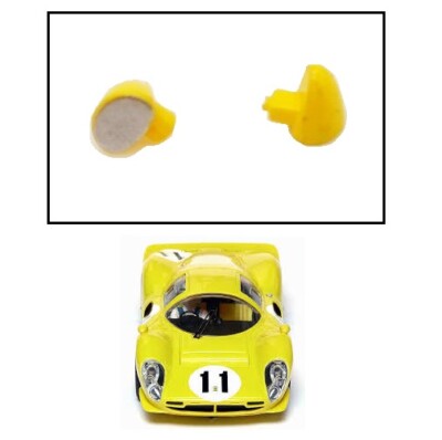 NEW Genuine Scalextric Spares W9433 Wing Mirrors For Yellow Ferrari 330 ...