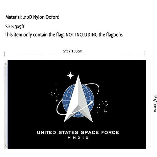 tnpun US Space Force Flag 3x5 Outdoor Double Sided Vivid Color United ...