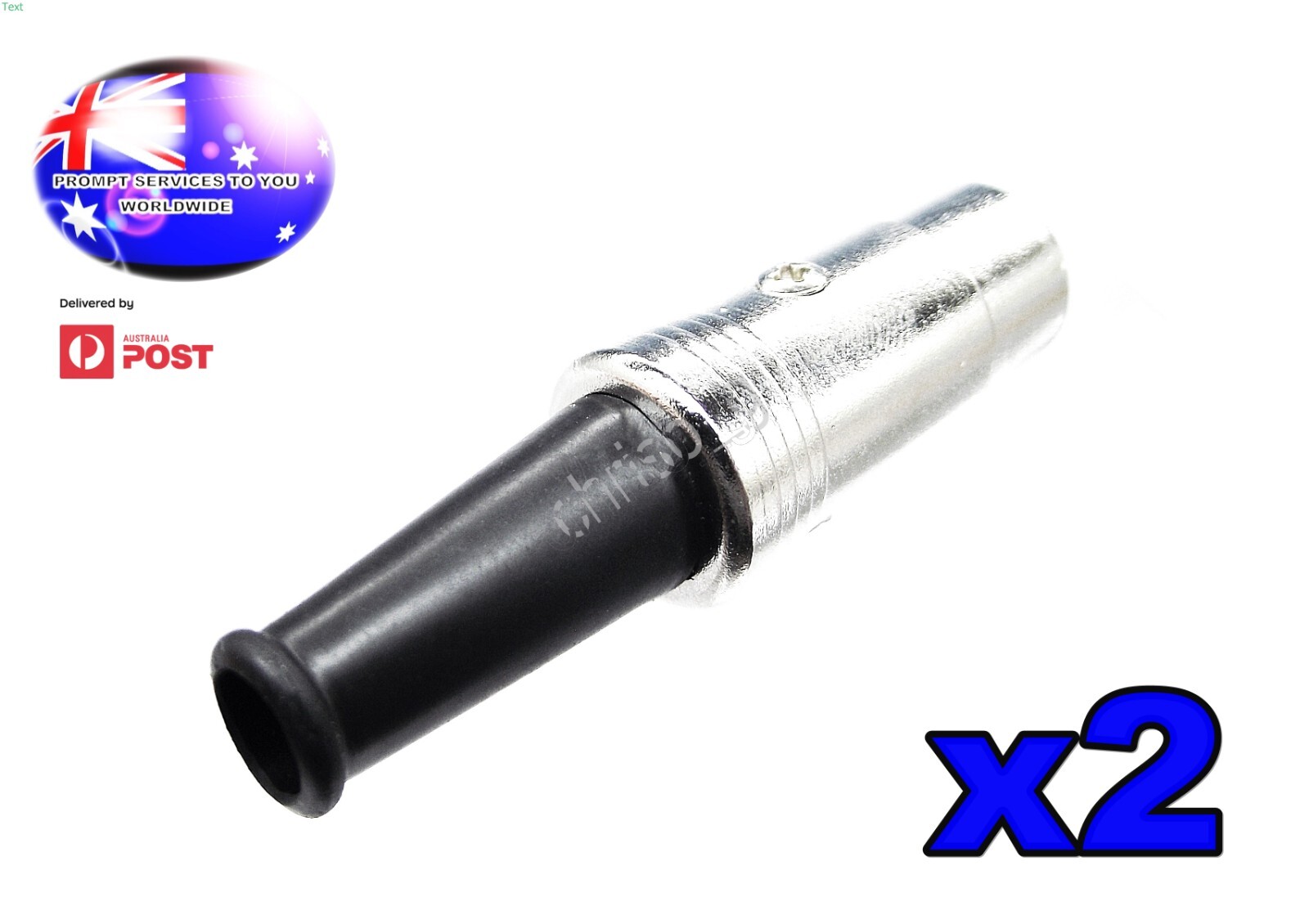 From OZ Quality 2PC 5 PIN DIN Male Metal Solder Rack Panel Mount Plug ...