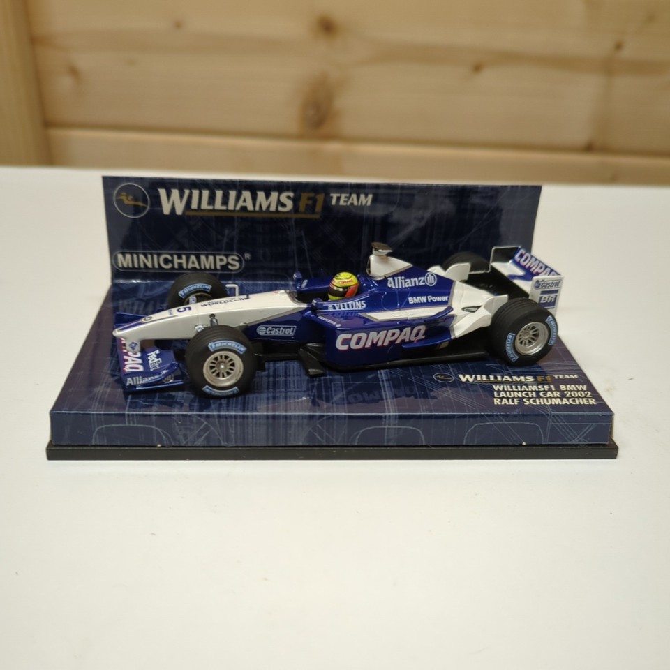 Minichamps 1:43 Ralf Schumacher 2002 Williams F1 BMW Launch Car | eBay