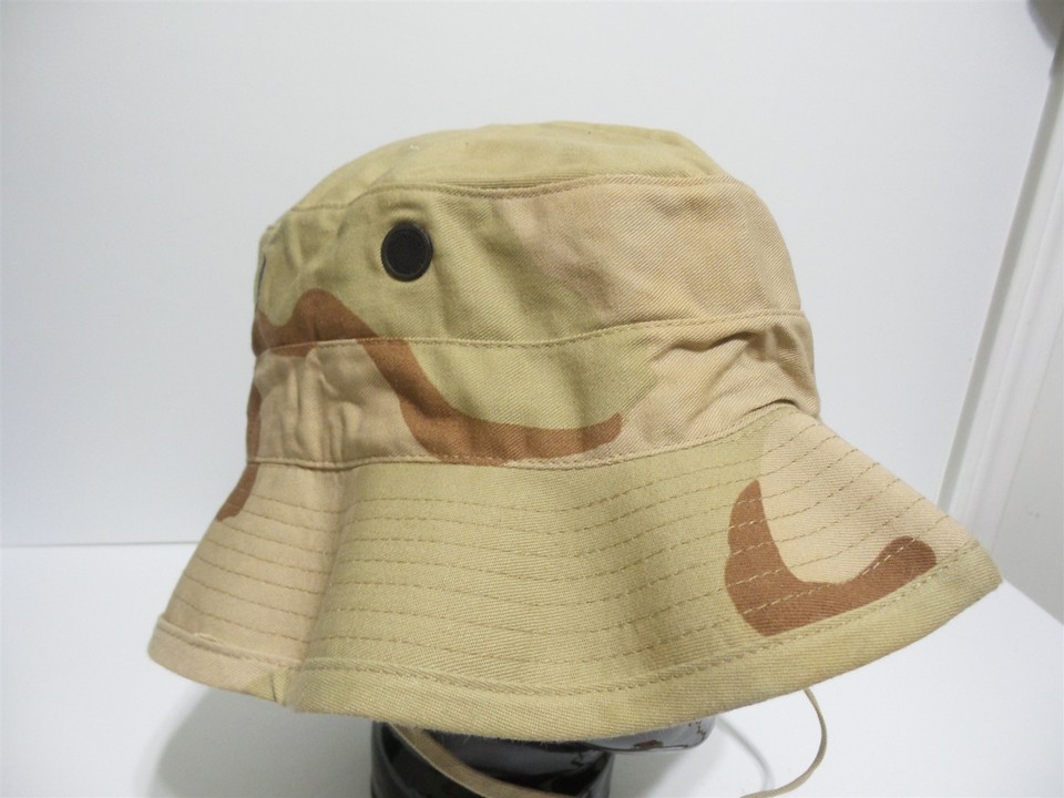 BERNARD CAP CO ARMY COMBAT BOONIE SUN HAT DESERT DCU OEF/OIF USGI SIZE ...
