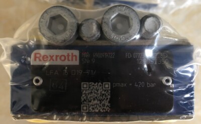 NEW Rexroth R900919722 LFA16D19-71/ blind flange Fast Shipping | eBay