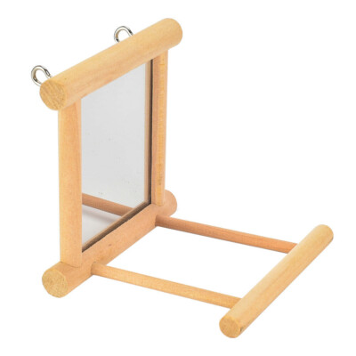 Bird Cage Mirror with Perch for Budgies & Small Parrots | eBay
