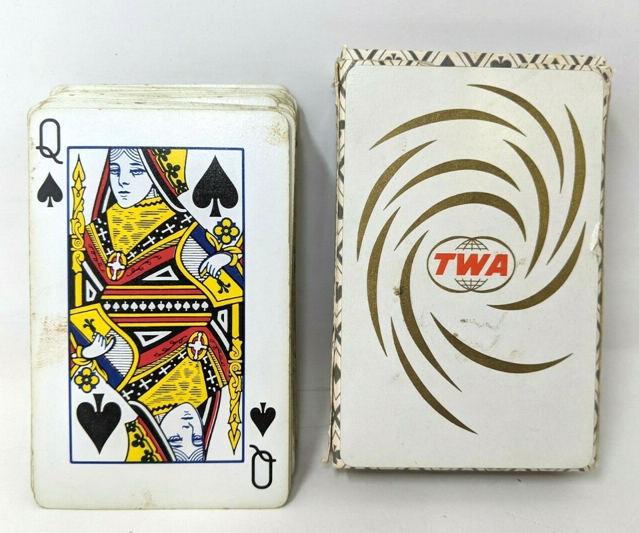 VTG Trans World Airlines TWA Advertising Bridge Size Playing Card Deck ...