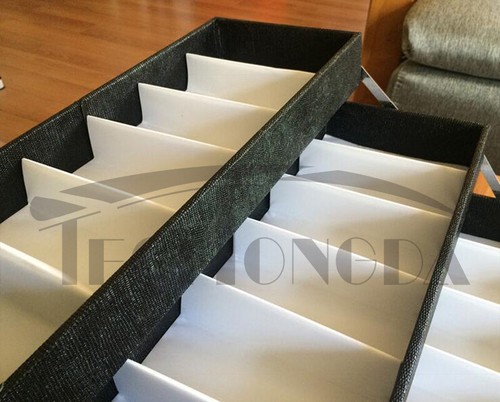 80 Slot Luxurious Black Eyeglasses Optical Glass Storage Organizer ...