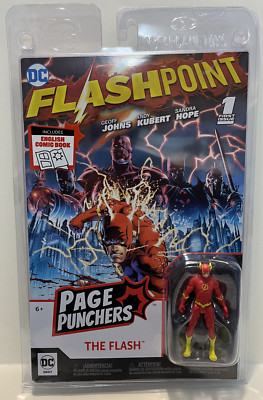 DC McFarlane Toys Page Punchers Comic FLASHPOINT #1 THE FLASH 3.75" Figure | eBay