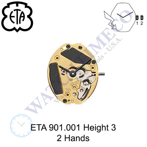 Genuine ETA 901.001 Watch Movement Swiss (Multiple Variations) | eBay