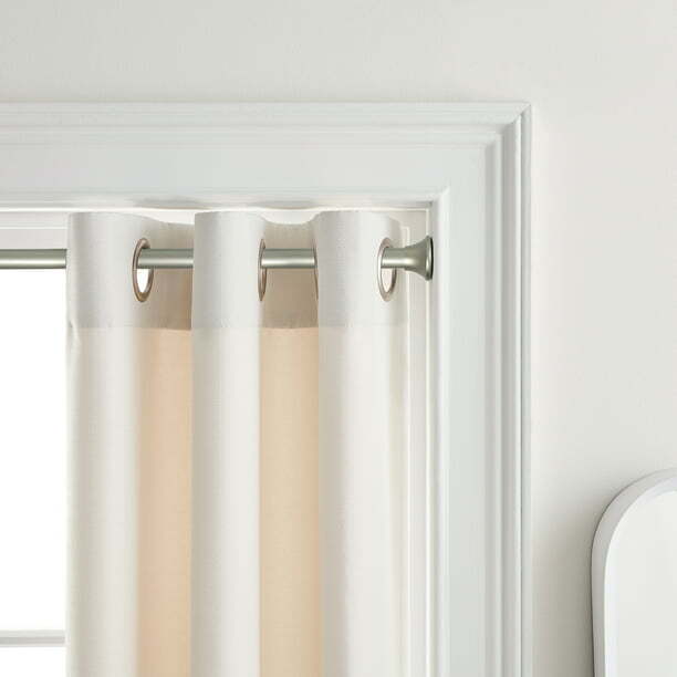 Adjustable Curtain Tension Rod 30"- 52" Inside Window Frames 3/4"D ...