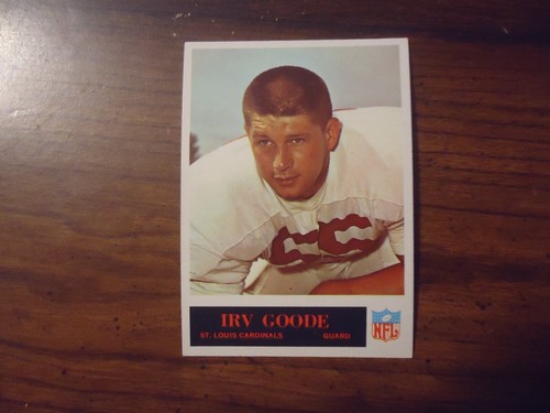 1965 Philadelphia Irv Goode Football Card # 161 | eBay