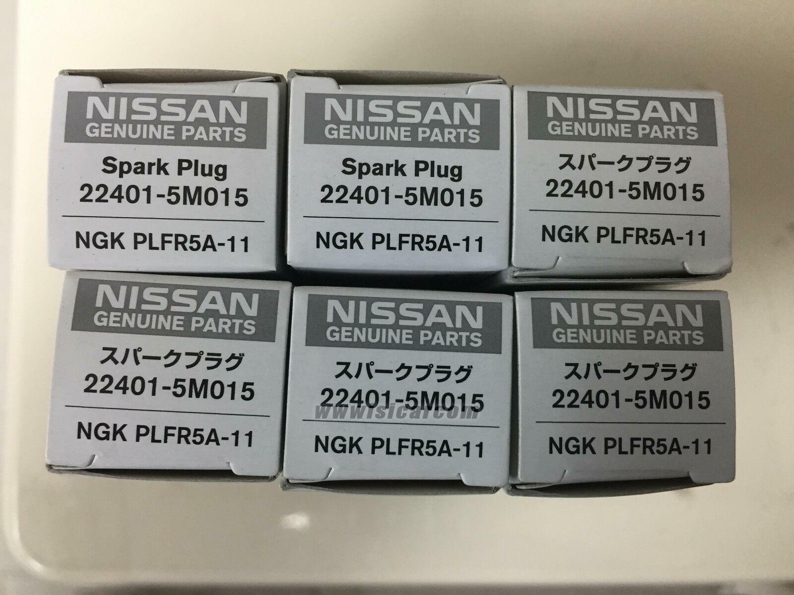 NISSAN ELGRAND E51 VQ35DE GENUINE SET X6pc SPARK PLUGS 22401-5M015 NGK ...