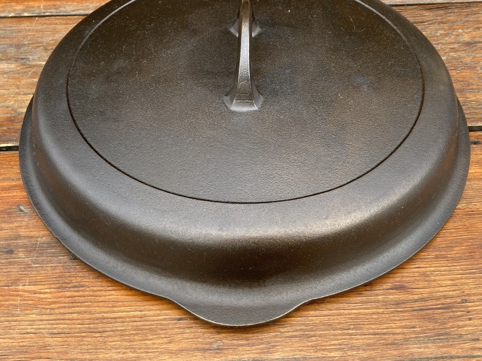Griswold Cast Iron #10 High Dome Smooth Top Large Logo Skillet Lid | eBay