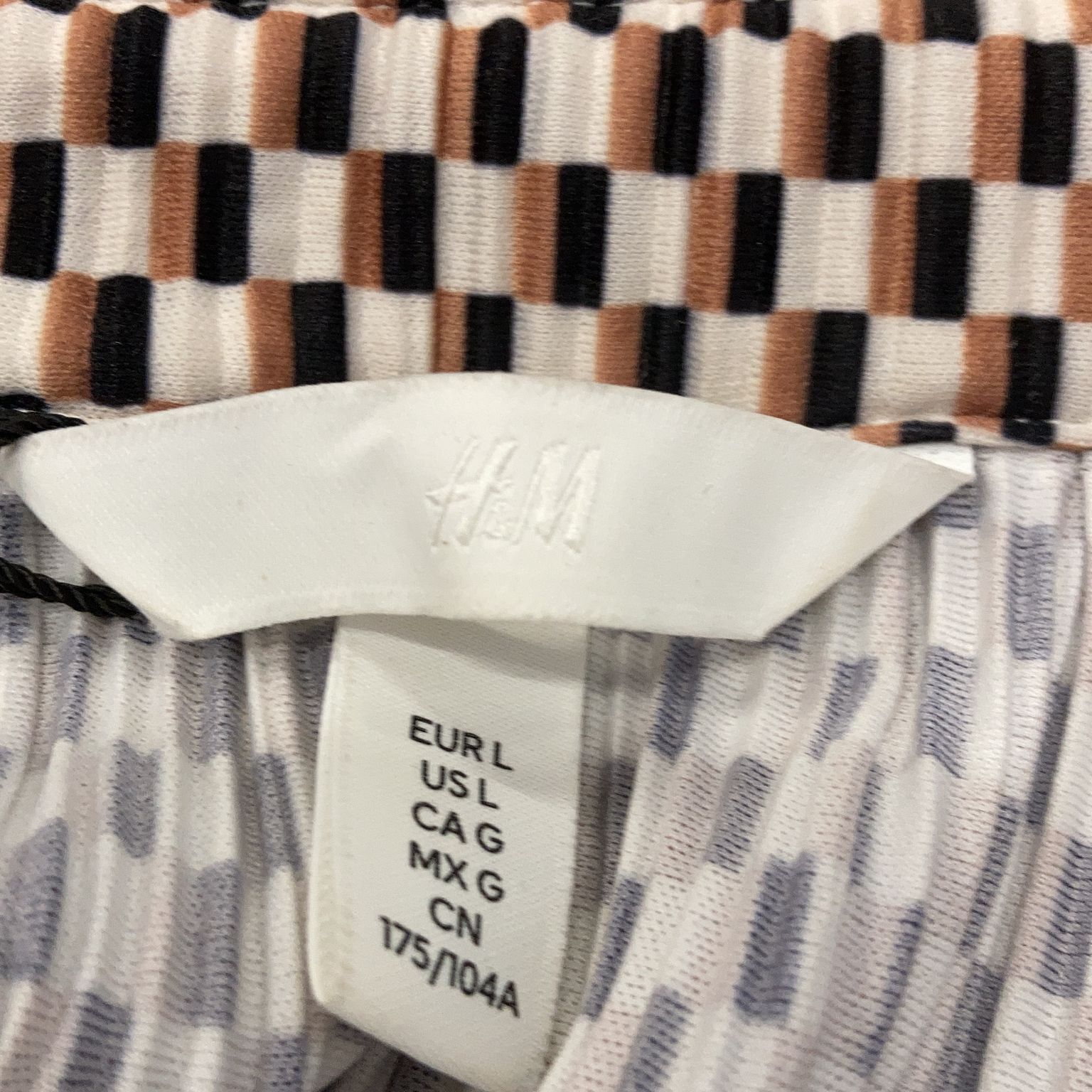 H&M, Hemd, Größe: L, Beige/Mehrfarbig, Polyester, Sonstiges, Damen | eBay