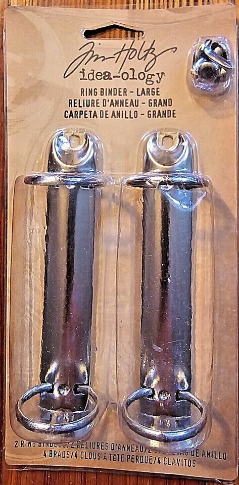 Tim Holtz Idea-ology 14 types of CLIPS, CLASPS, FASTENERS, RINGS, PINS ...