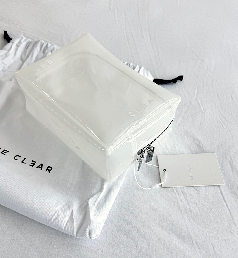 CEE CLEAR Make Up Case Pouch Bag Small I MILKY | eBay