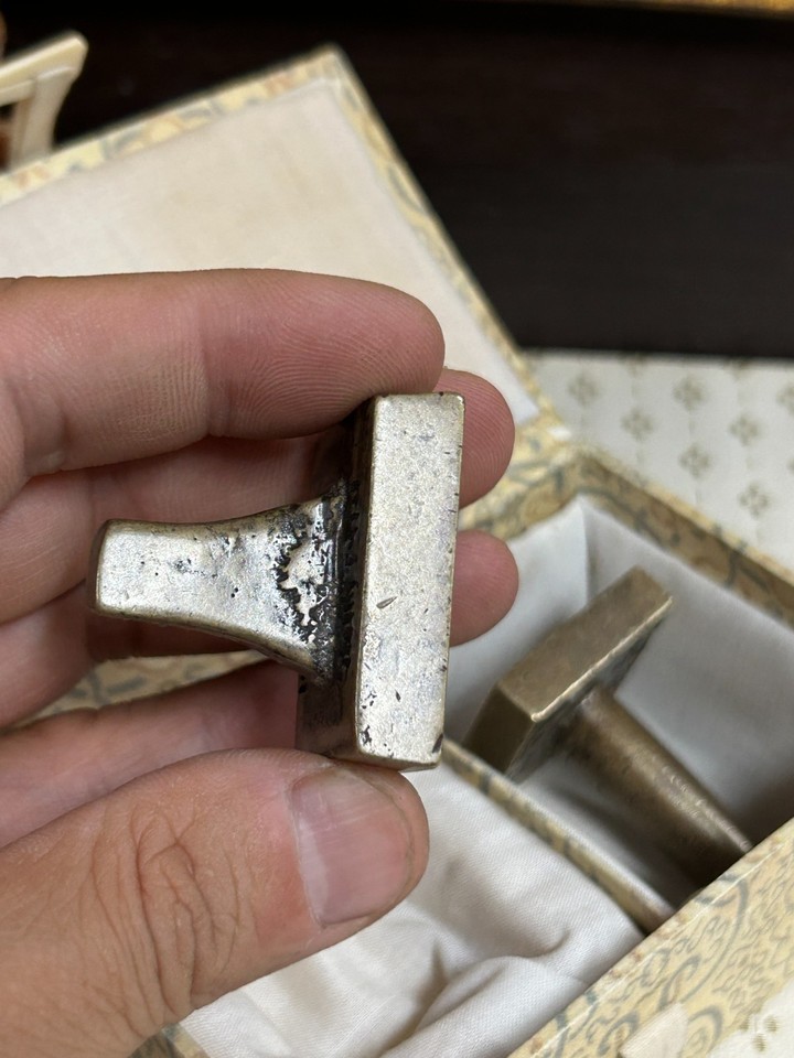 Two Antique/ Vintage Chinese Export Bronze Decor Seals | eBay