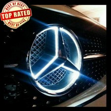 Genuine MERCEDES BENZ Badge Emblem Logo A0008178501 Front Black for ...