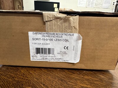 Sporlan Evap Pressure Regulating Valve: Sorit -15-0/100 | eBay
