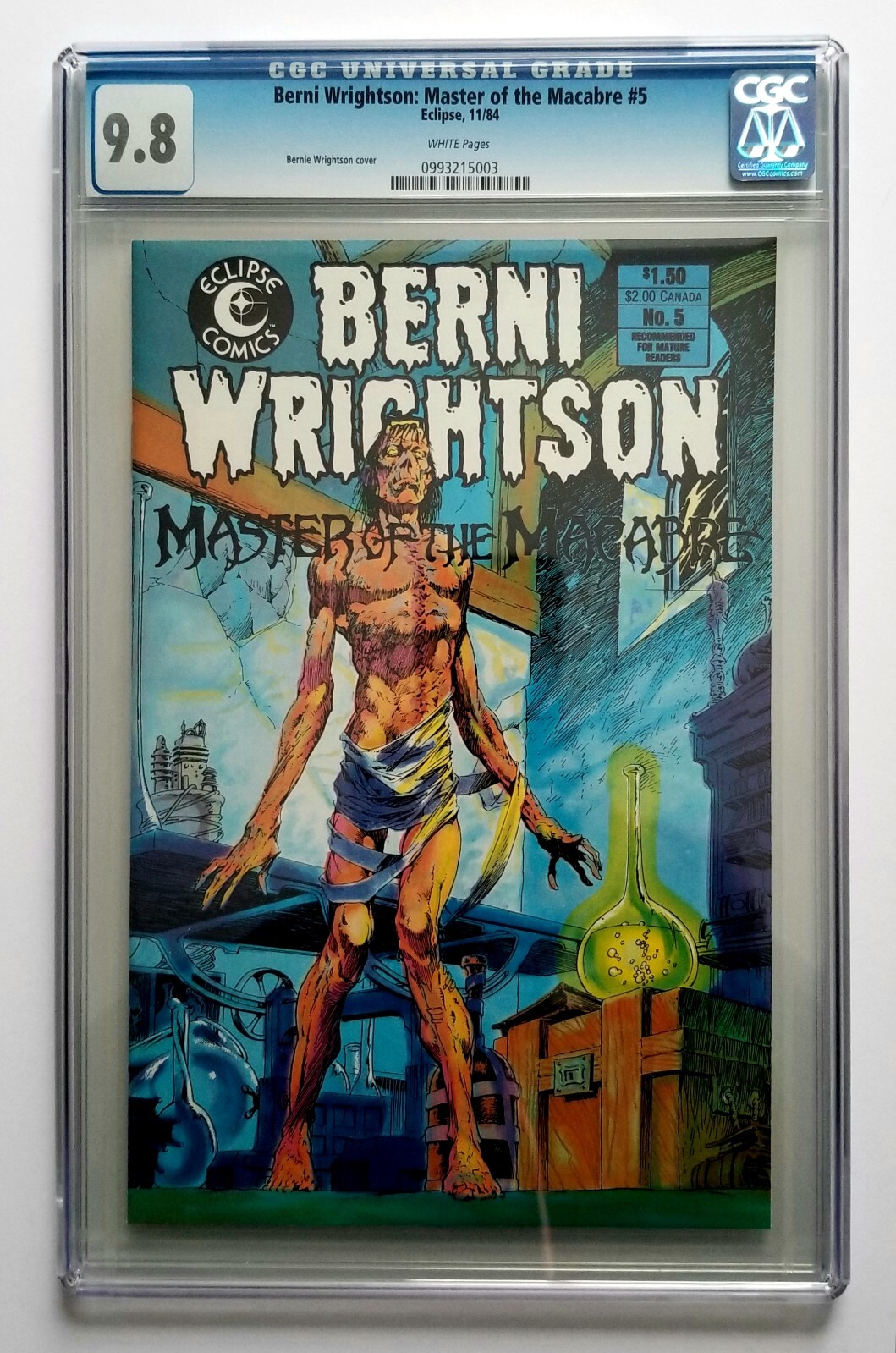 BERNI WRIGHTSON - Master of the Macabre #5 - CGC 9.8 White Pages ...
