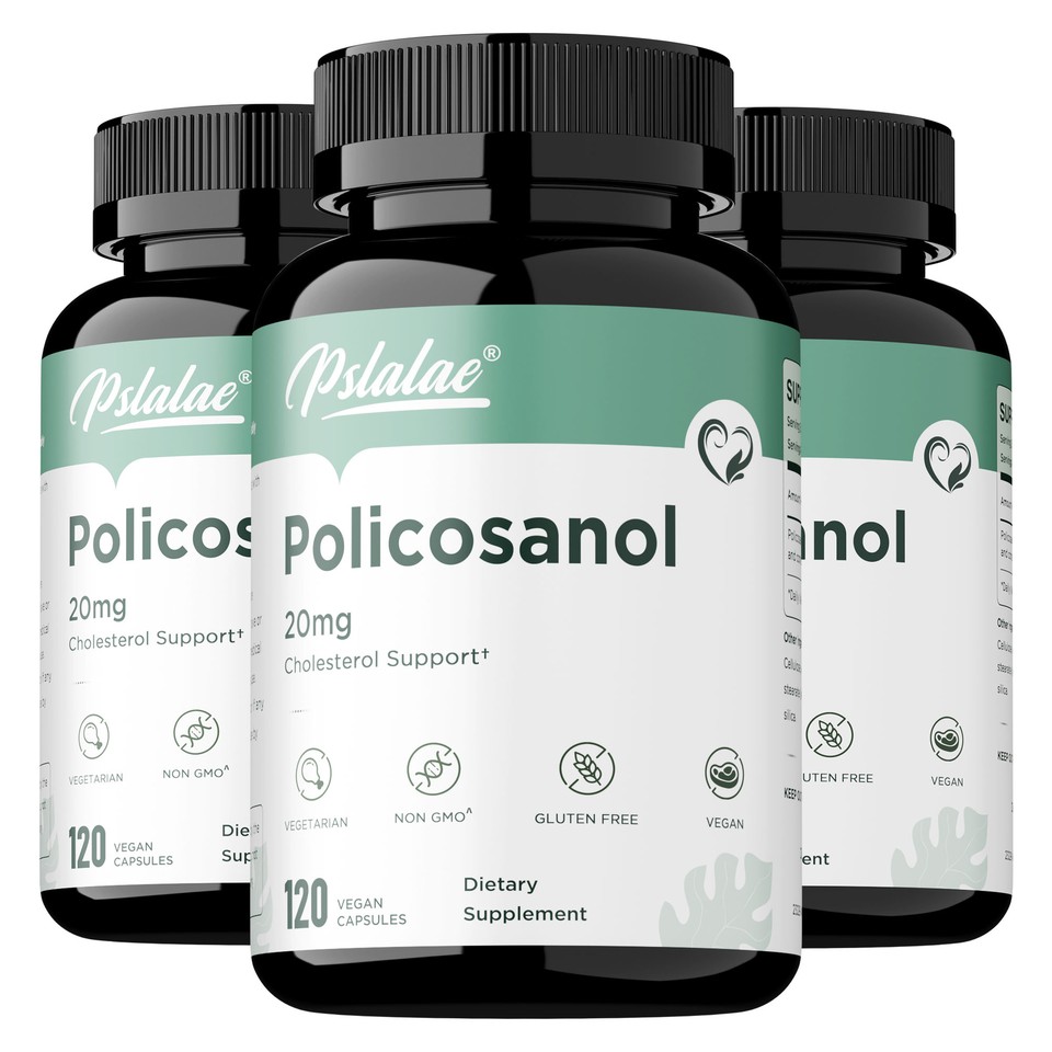 Policosanol 20mg- with 50% Octacosanol -Cardiovascular Health, Blood ...