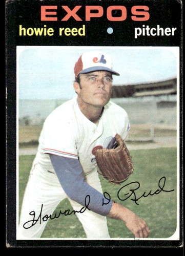 1971 Topps Howie Reed #398 Montreal Expos Baseball Card | eBay