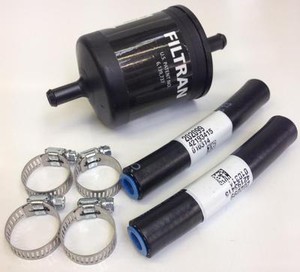 Automatic Transmission Inline Oil Filter Kit With Hose & Clamps 5/16 ...