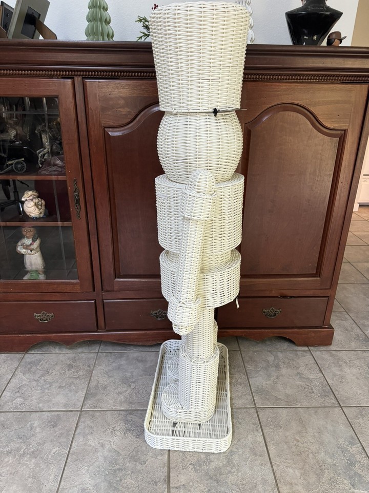 BECKI OWENS 54in Wicker Nutcracker Christmas Decor Tiktok Viral 2024 ...