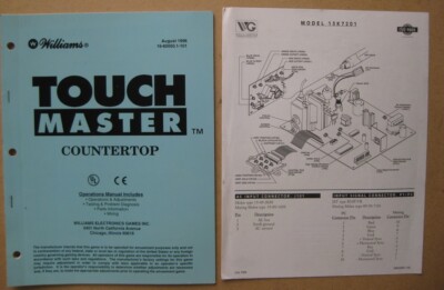 Williams Touch Master Countertop Manual + schematic Wells Gardner ...