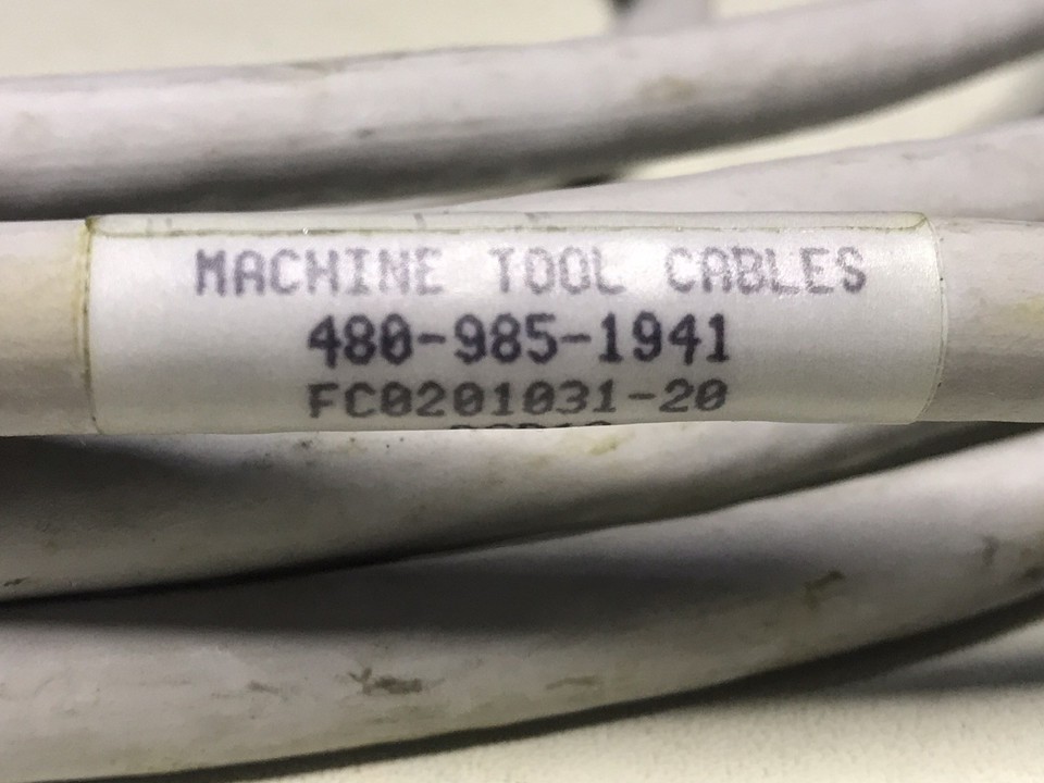 Machine Tool Cables 20' Long Cable FC0201031-20 | eBay