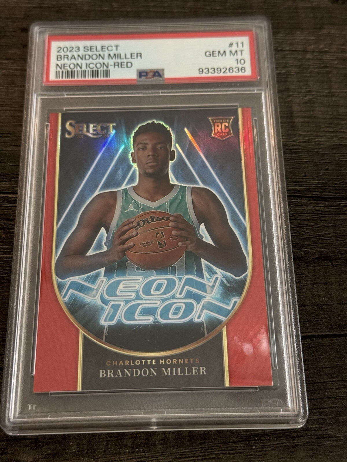 Brandon Miller 2023 Select #11 Neon Icon - Red Price Guide - Sports ...