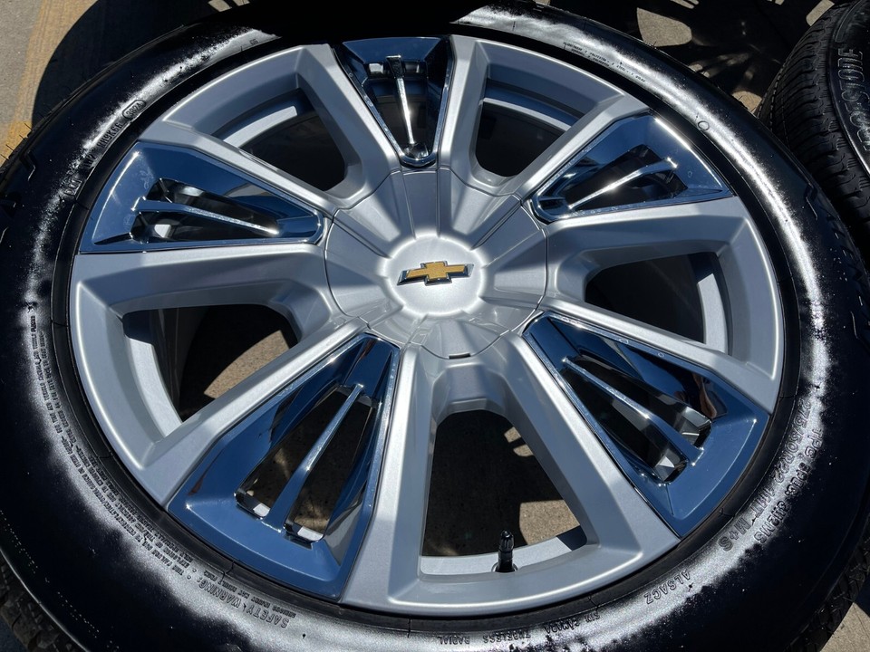 22" Chevy Tahoe RST OEM wheels rims 96951 Silverado Suburban 2023 2024 ...