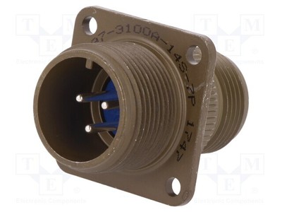 Steckverbinder: rund männlich Buchse,Stecker PIN: 3 97-3100A-14S-7P MIL ...