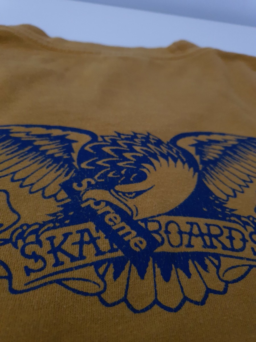 SS16 Supreme x Anti Hero Eagle pocket tee mustard T-shirt SS16 Supreme x Anti Hero Eagle pocket tee mustard T-shirt