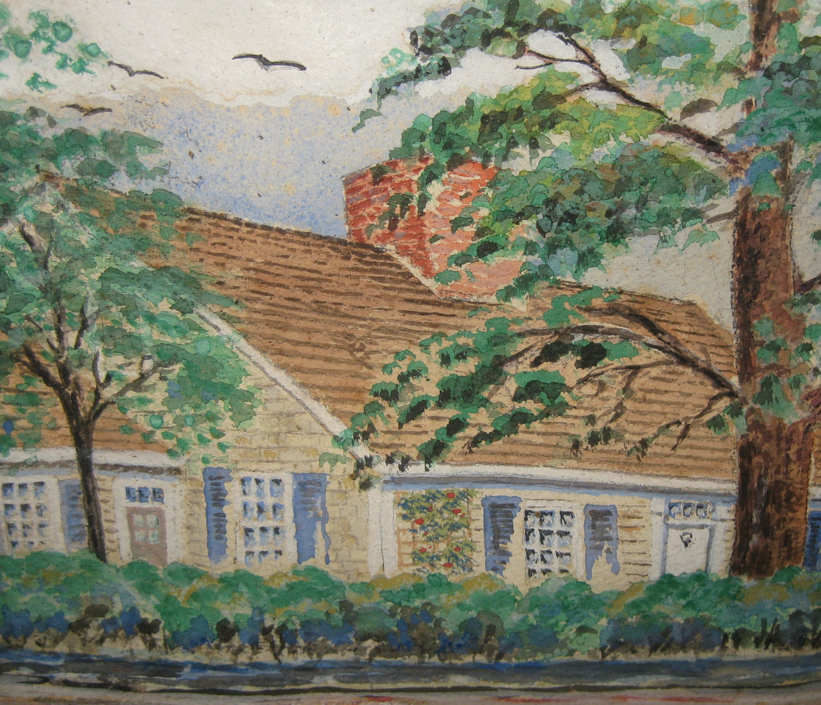 Early JOHN BURTON HARTER Eastham CAPE COD House PAINTING - Listed New ...