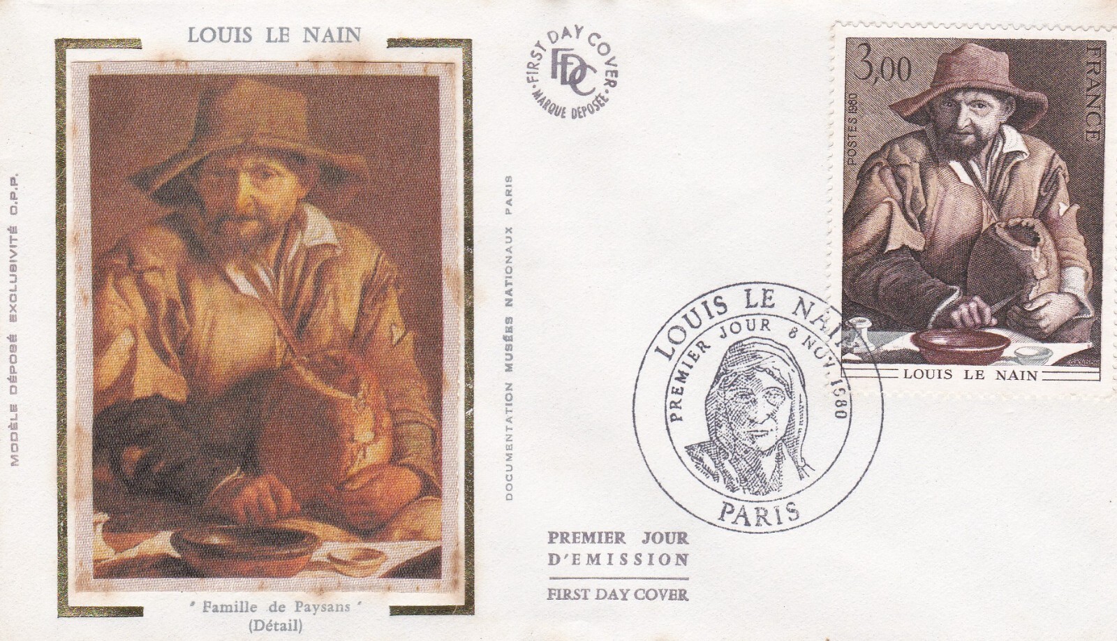 FRANCIA 1980 FDC LOUIS LE NAIN YT 2108 | eBay UK
