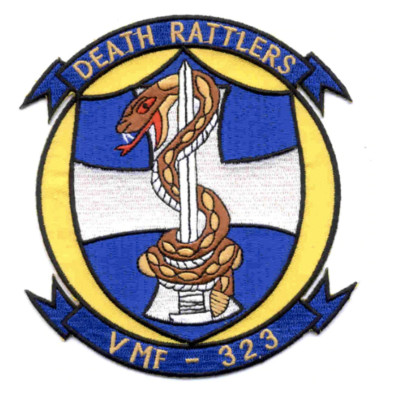 5" MARINE CORPS VMF-323 FIGHTER ATTACK SQUADRON DEATH RATTLERS ...