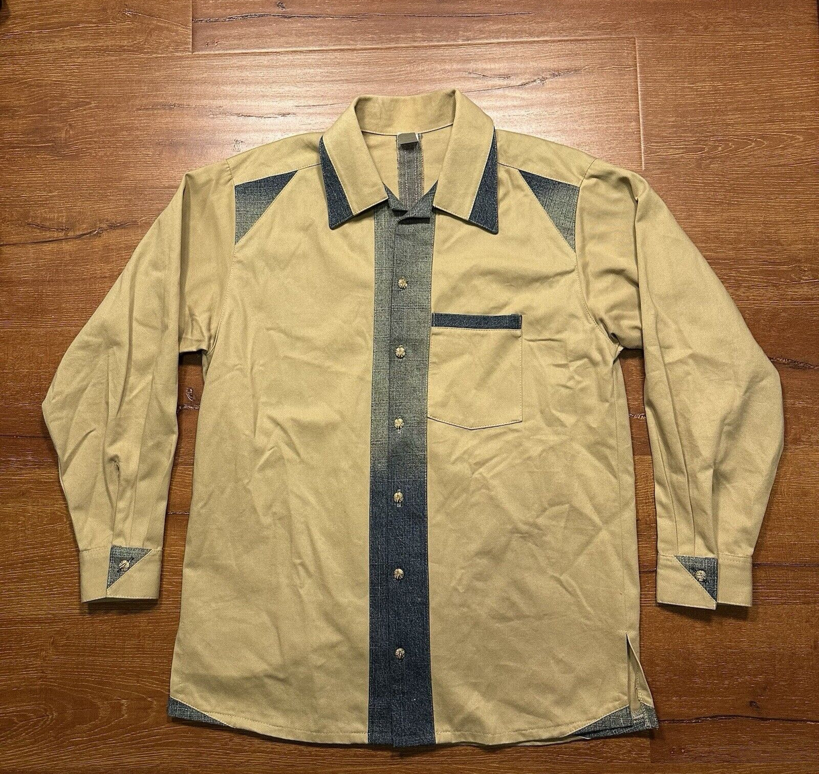Vintage James Brumfield Chore Jacket XL Tan Lightweig… - Gem