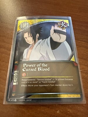 Naruto CCG - Power of the Cursed Blood [Jutsu] 472 Foil Promo | eBay
