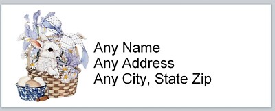 Personalized Address labels Bunny Rabbit Easter (ac 833) | eBay