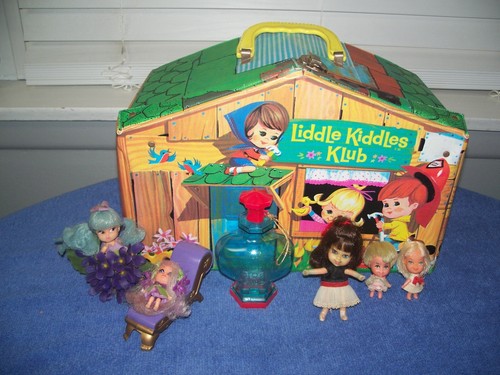 Vintage Liddle Kiddles Klub House Dolls Kologne Beauty Bed Dolly ...