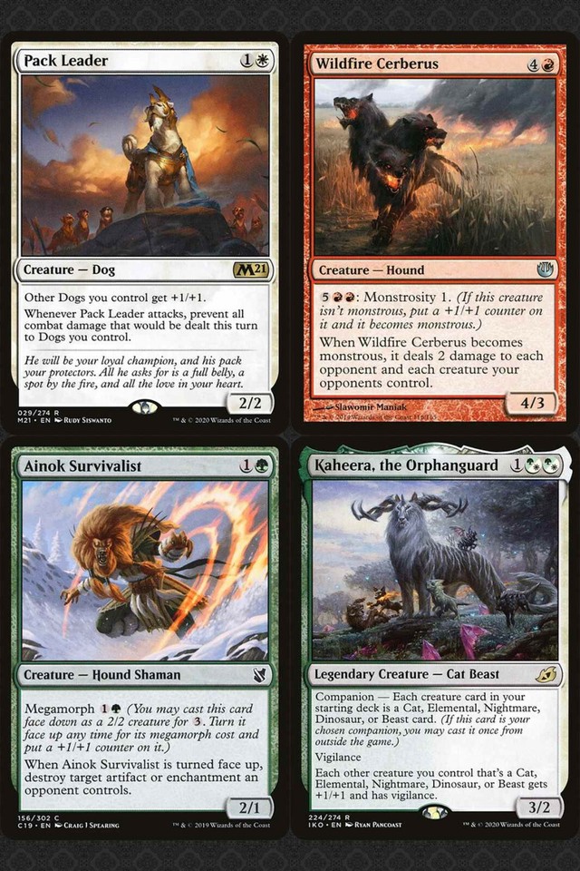 Rin and Seri, Inseperable DOG and CAT Commander Deck EDH Magic MTG ...