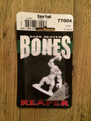 Reaper, Bones, Dark Heaven miniature: Cave Troll | eBay