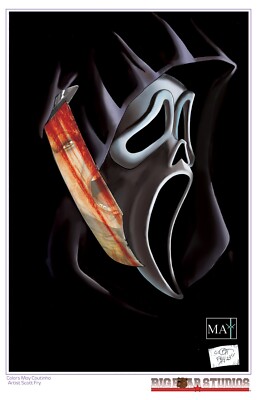 Ghostface from Scream Series Tribute Art 11x17 Print Artist Scott Fry ...