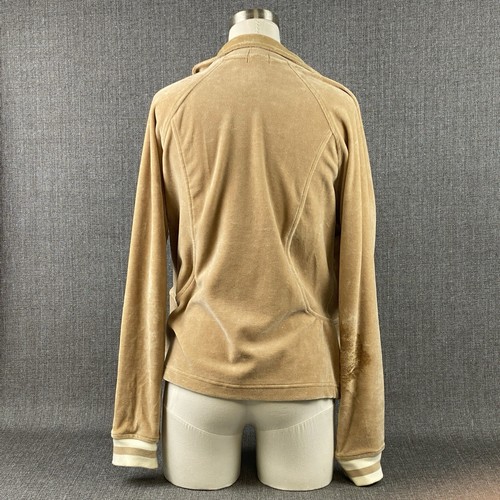 Danskin Women's Full Zip Casual Beige / Light Brown Fleece Jacket size ...
