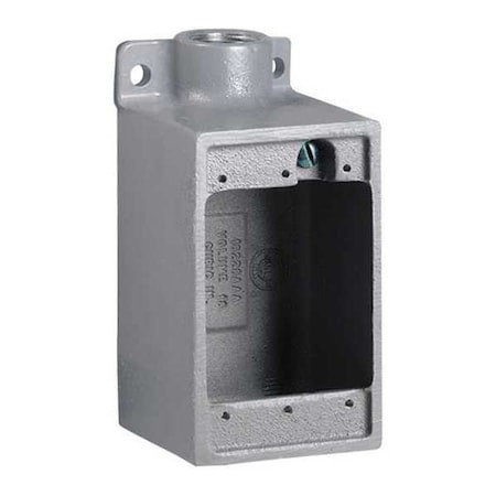 Hubbell Killark Fs-3M Electrical Box, 32 Cu In, Fs Box Type, 1 Gang ...