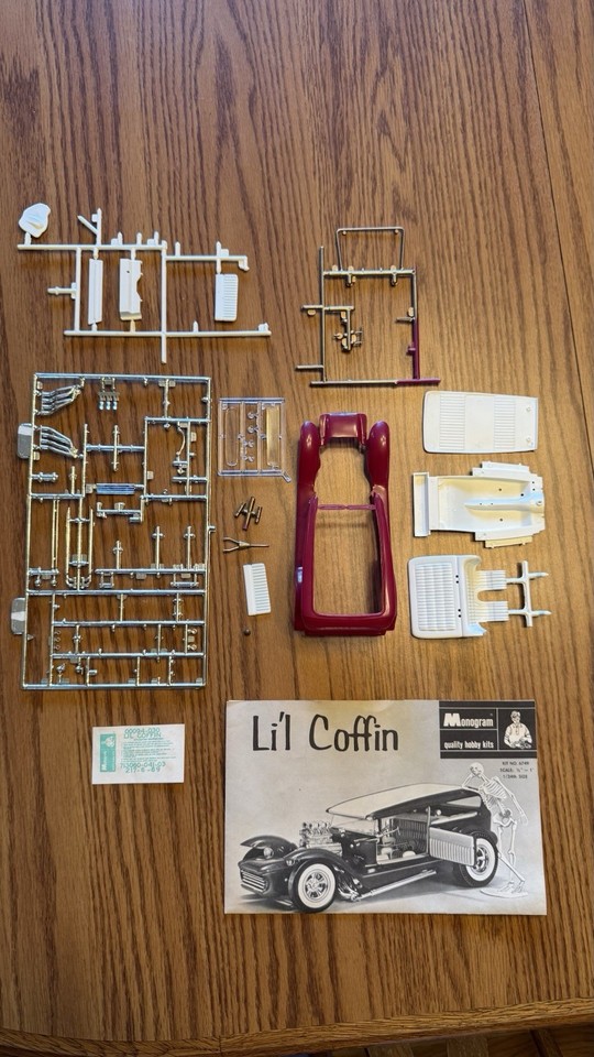 Monogram Lil Coffin Vintage Model Car Kit #6749 | eBay